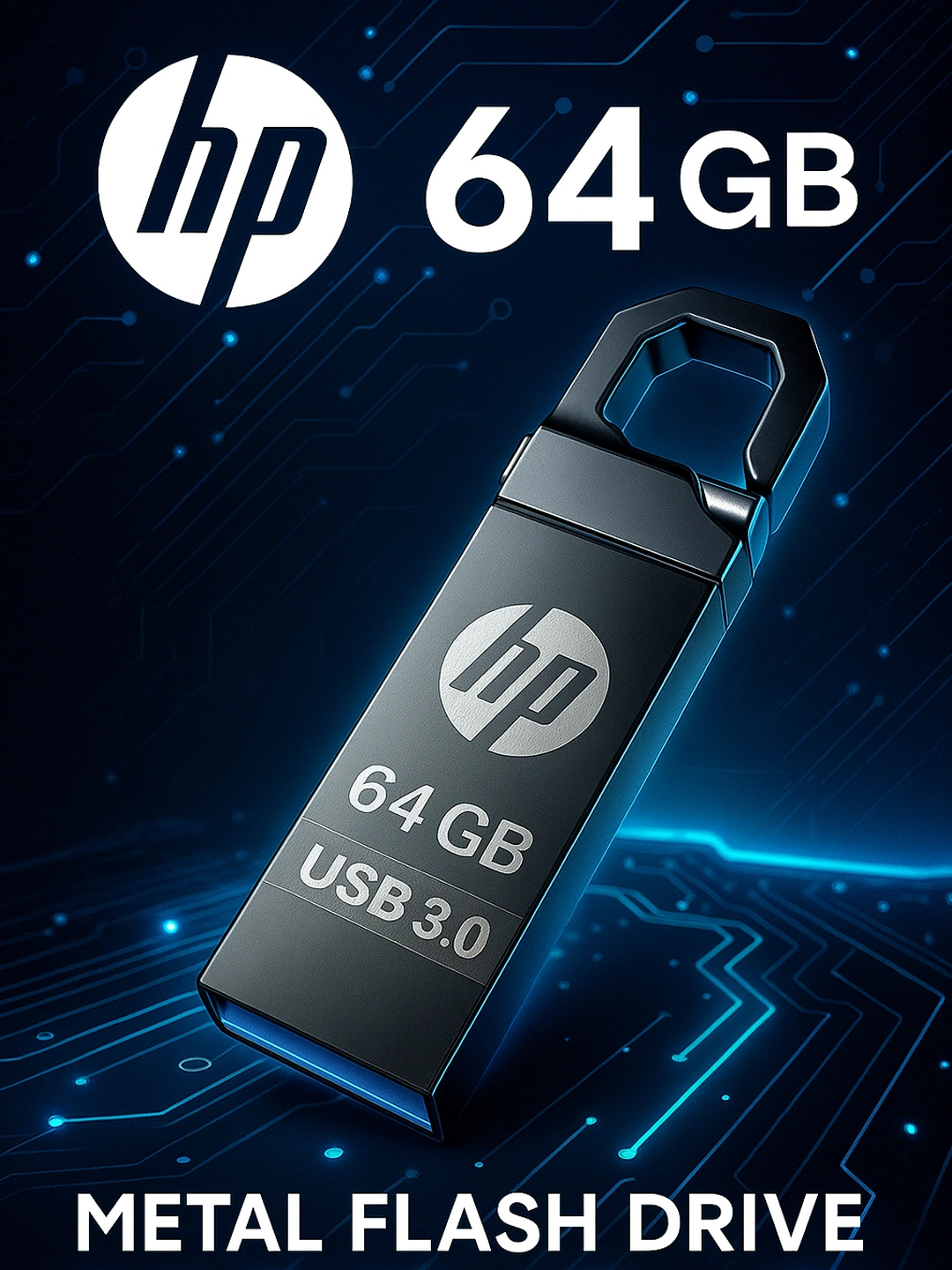 Fleshka 8 GB, 64 GB, USB-2.0 HP, kompyuter uchun 74000 so'mga 63% ...