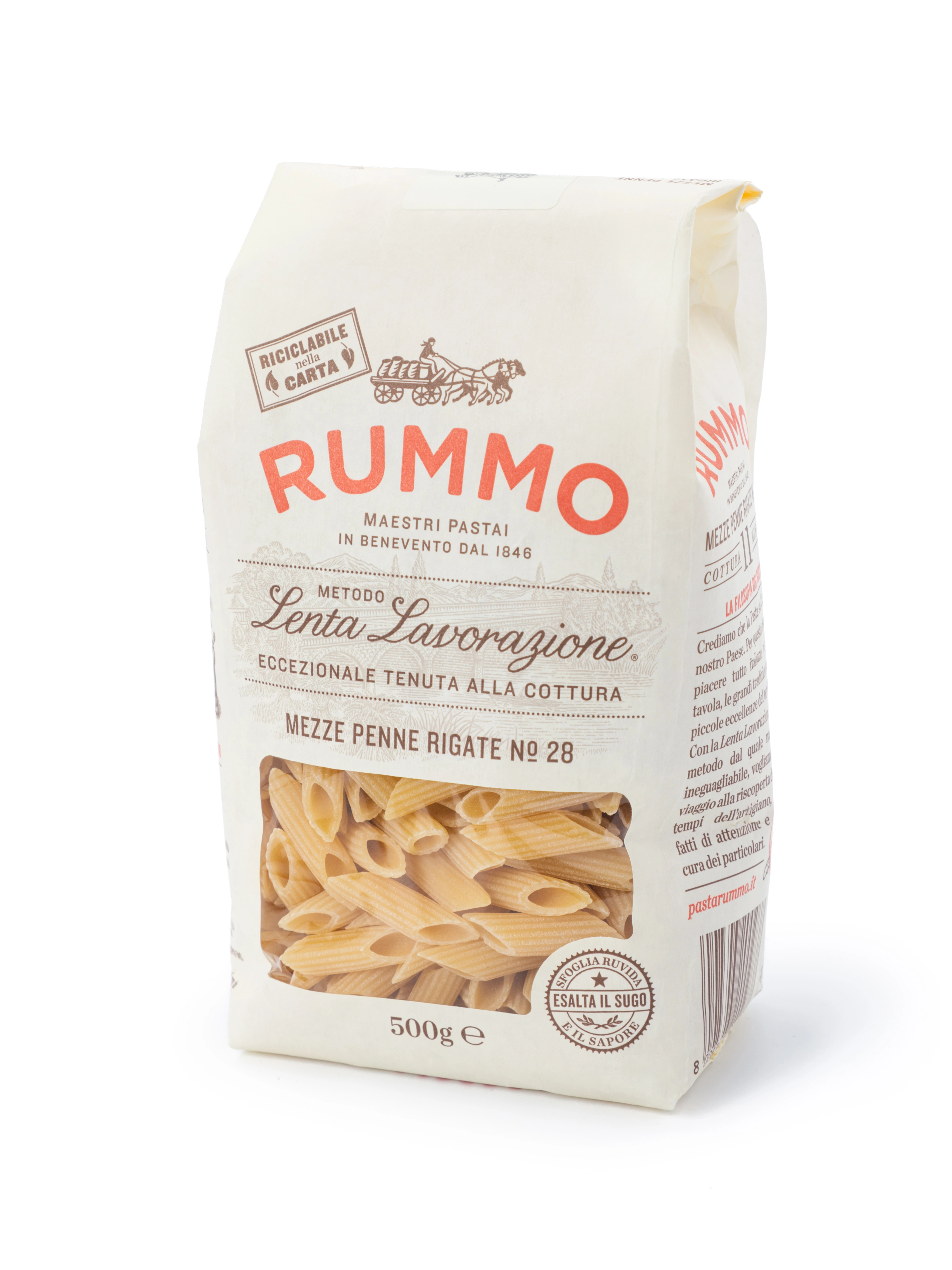 Makaron RUMMO Lenta Lavorazione Penne Rigate №28, 0.5 kg 40000 so'mga ...