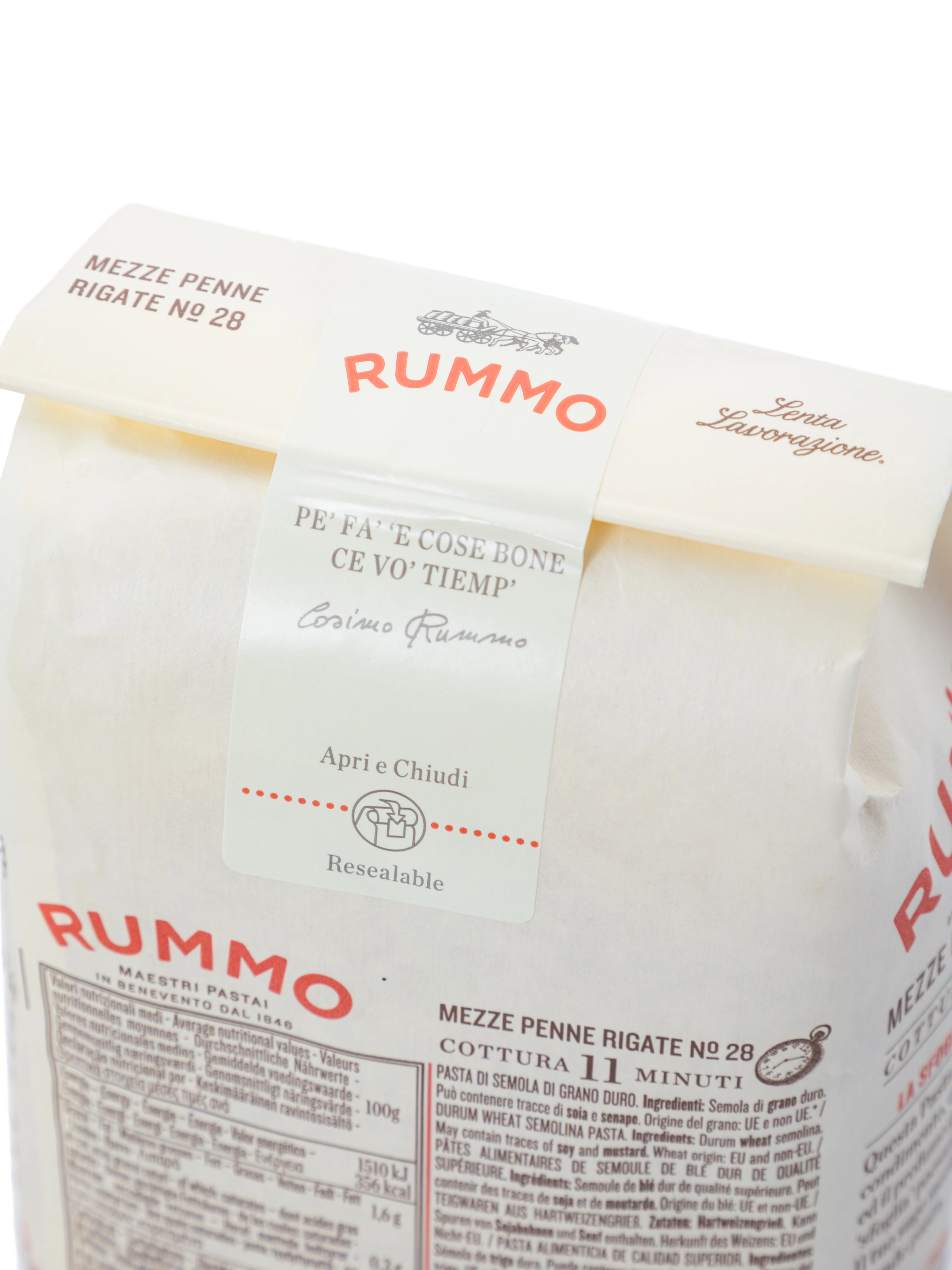 Makaron RUMMO Lenta Lavorazione Penne Rigate №28, 0.5 kg 40000 so'mga ...