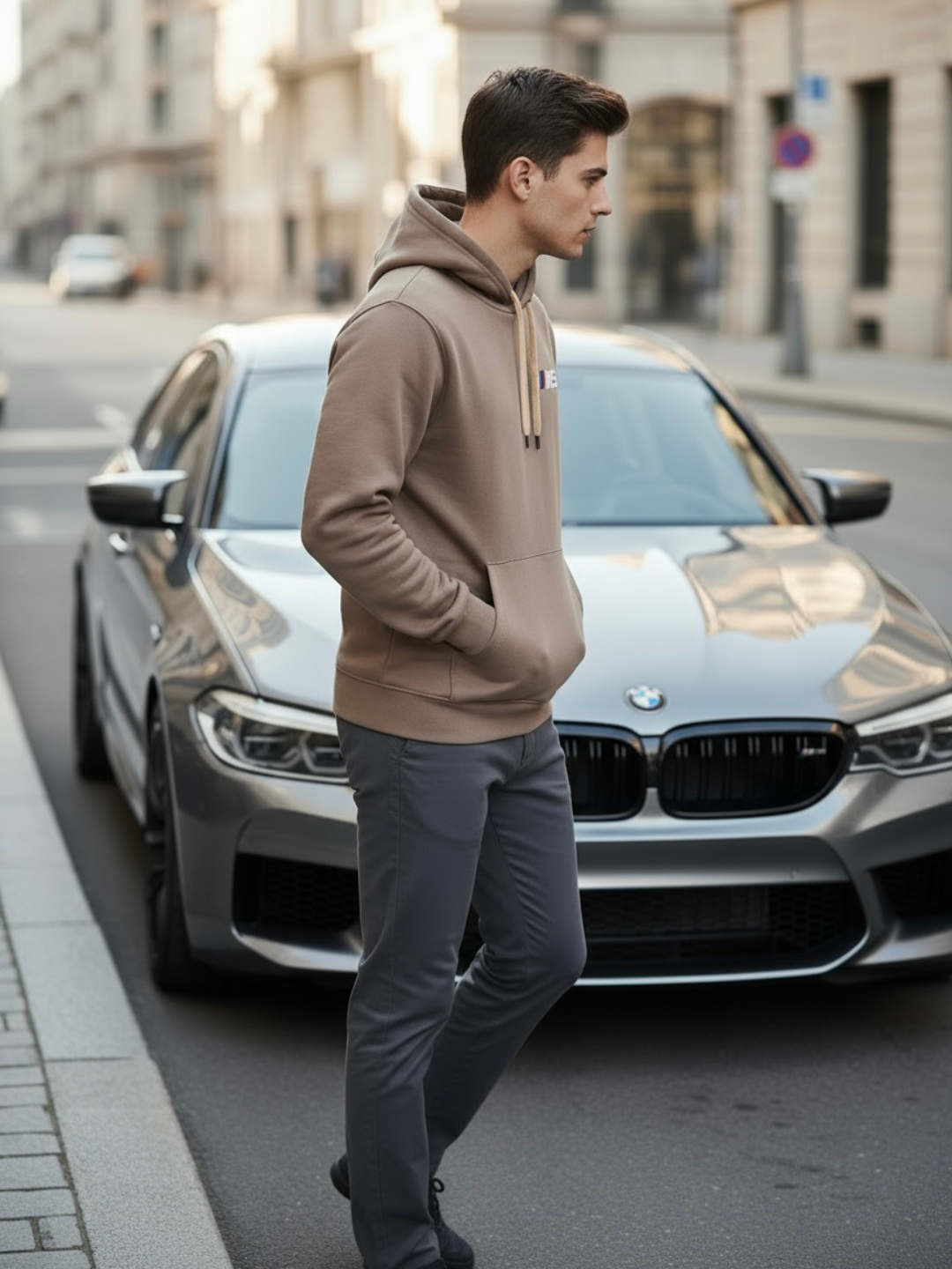 Xudi erkaklar uchun, issiq kapyushonli, razmerlar "M-L-XL" (52-54-56 ...