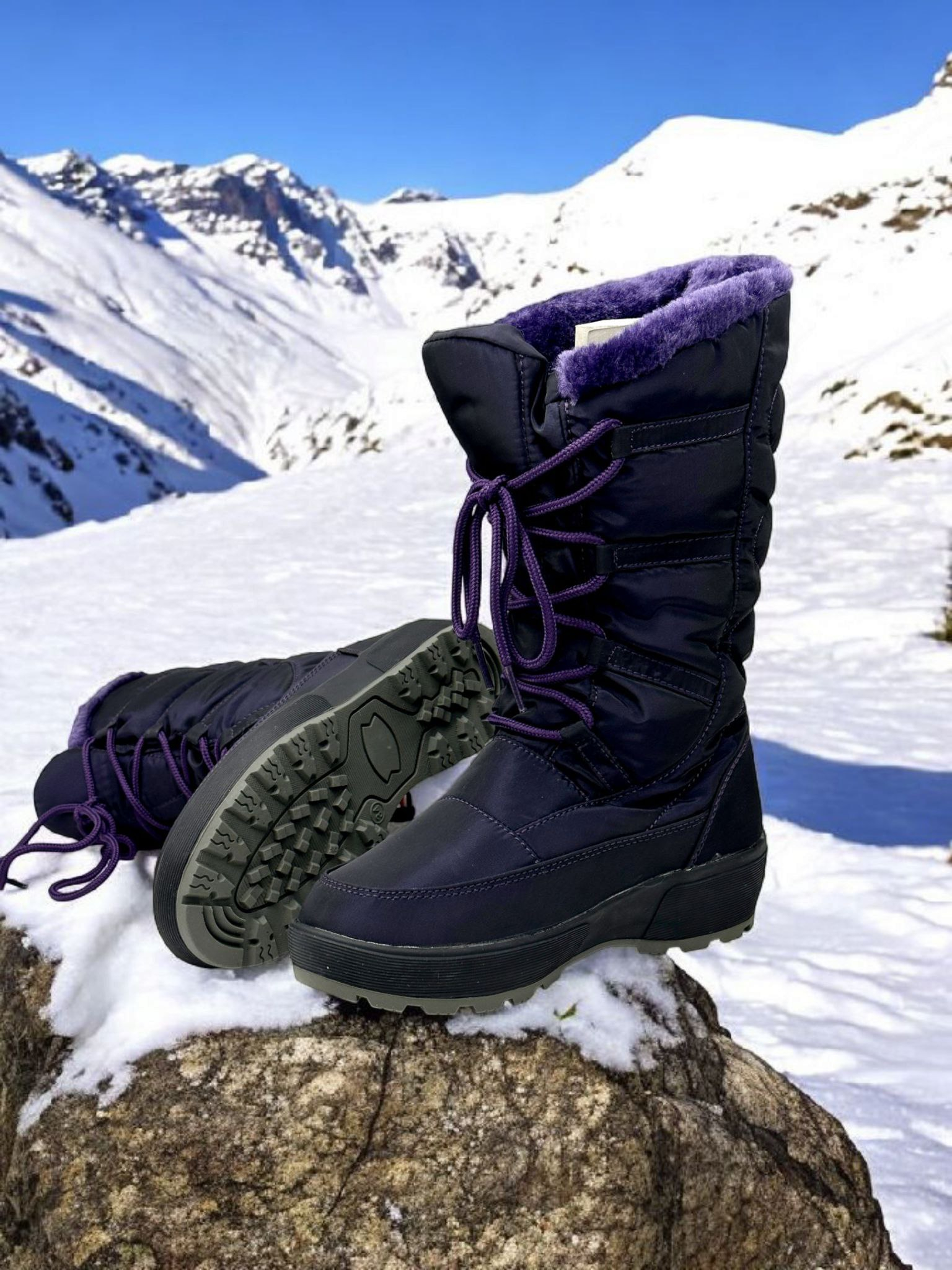 Утеплённые сапоги из натурального меха за 149000 сум со скидкой 72% ...