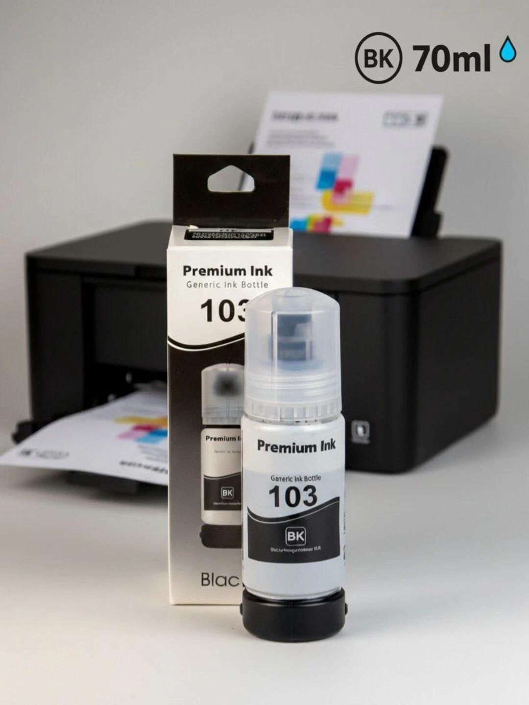 Чернила для принтеров Epson "Premium Ink" Generic Ink Bottle 103 Black ...