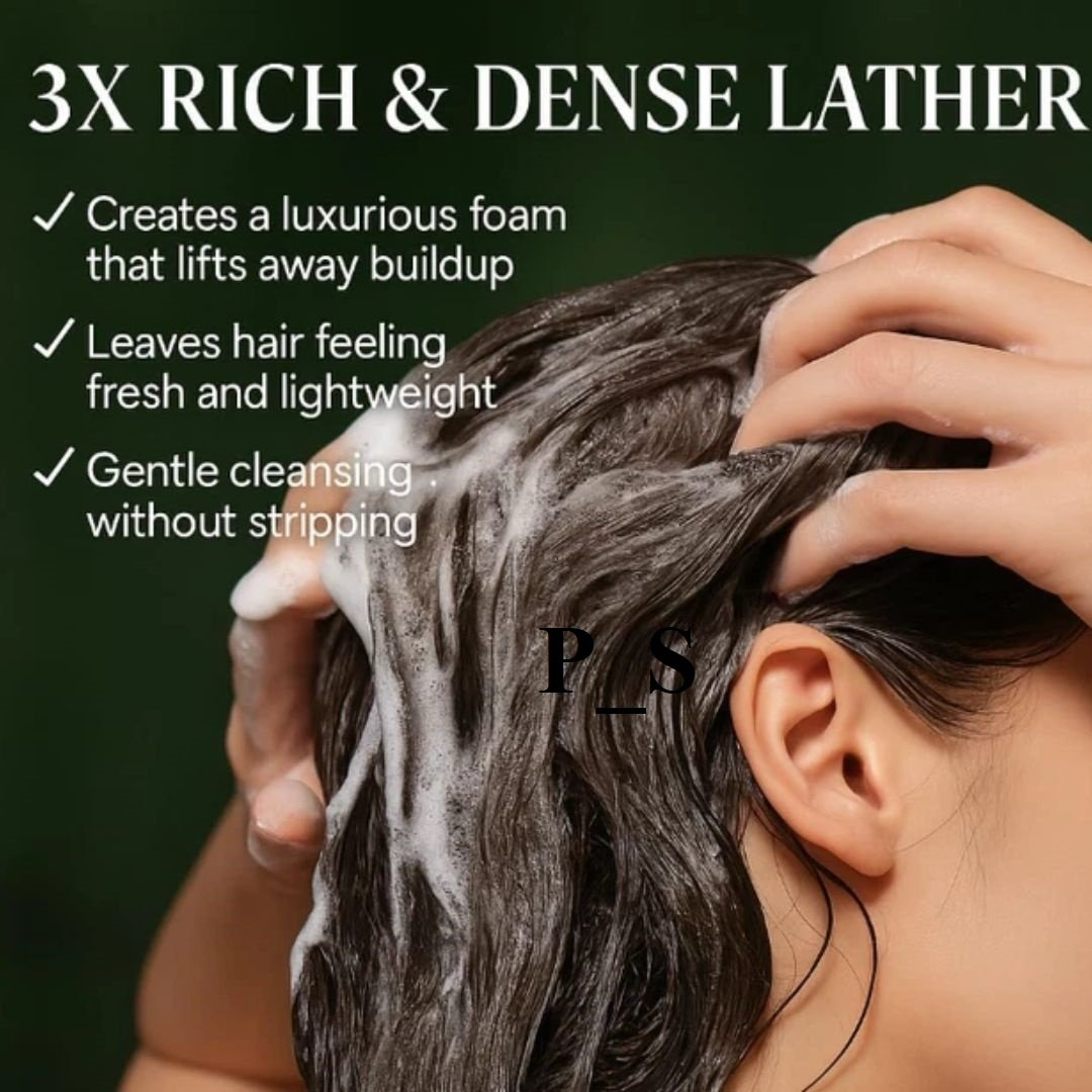 Soch to'kilishiga qarshi shampun, soch o‘stirish uchun, sovun, yashil ...