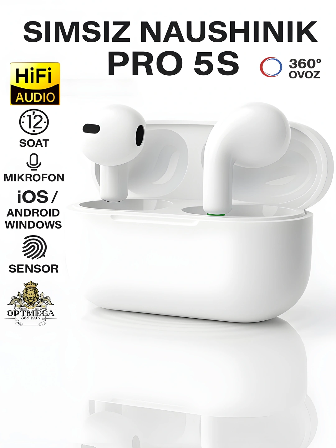 Беспроводные наушники Pro 5s ai, Pods,Pro за 33410 сум со скидкой 83% ...