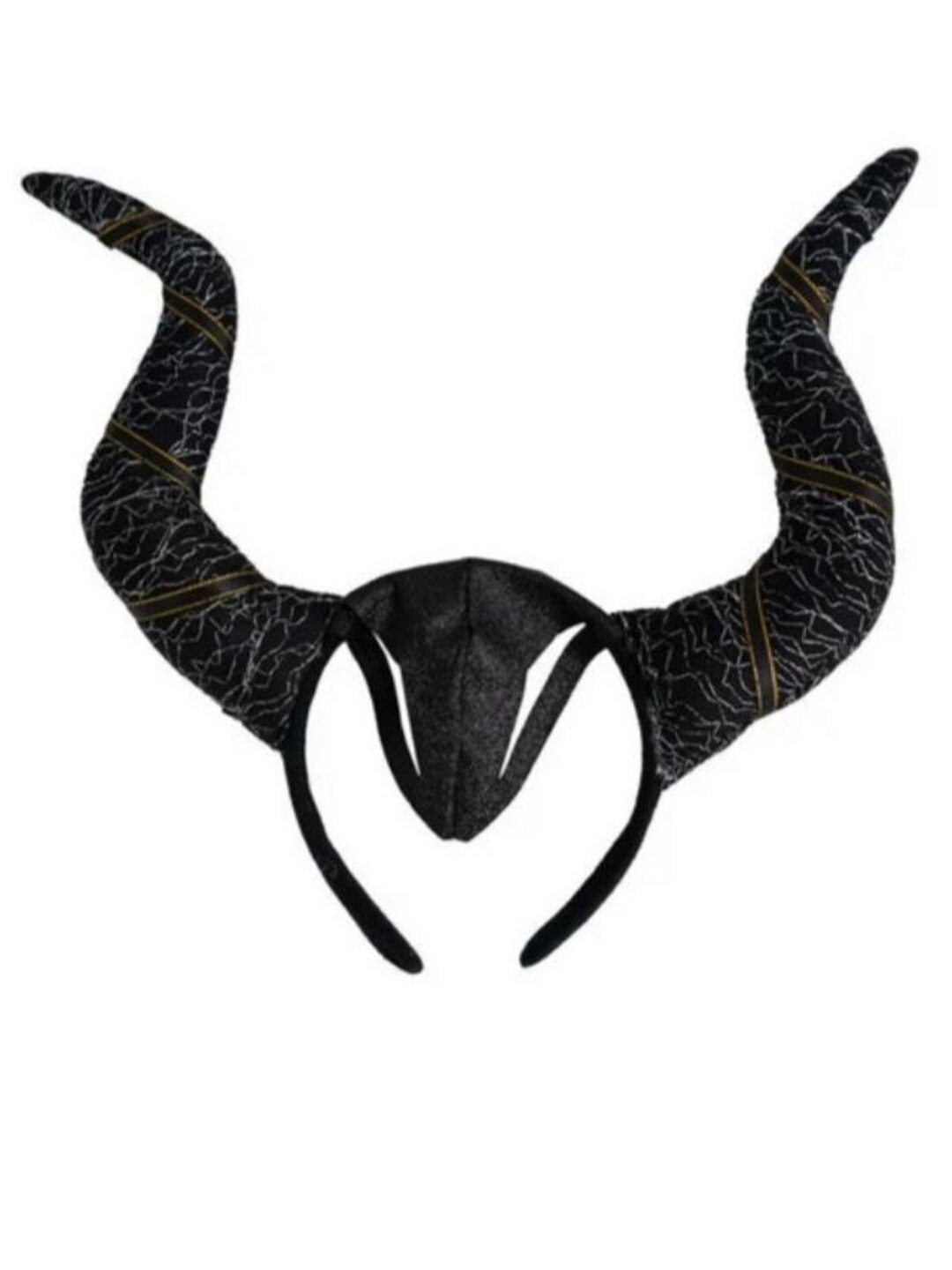 Qora rangli egilgan shoxli karnaval hoshiyasi 155000 so'mga 23% ...