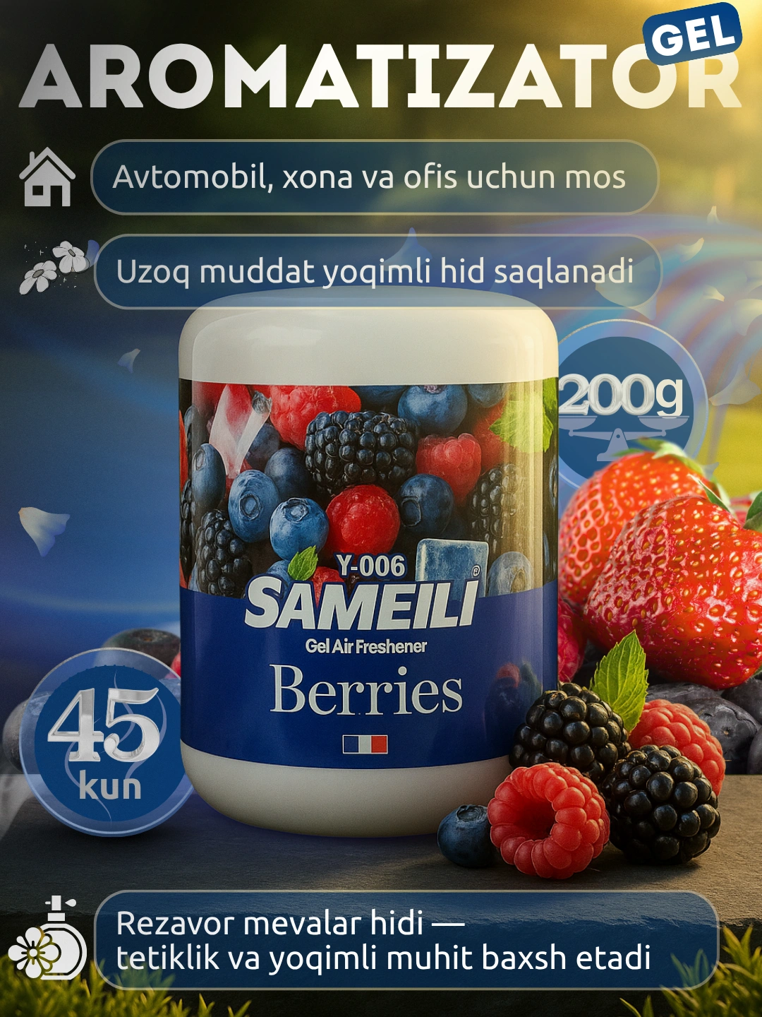 Avtomobil uchun havo yangilagichi, 11 xil aromat 29990 so'mga 57% ...