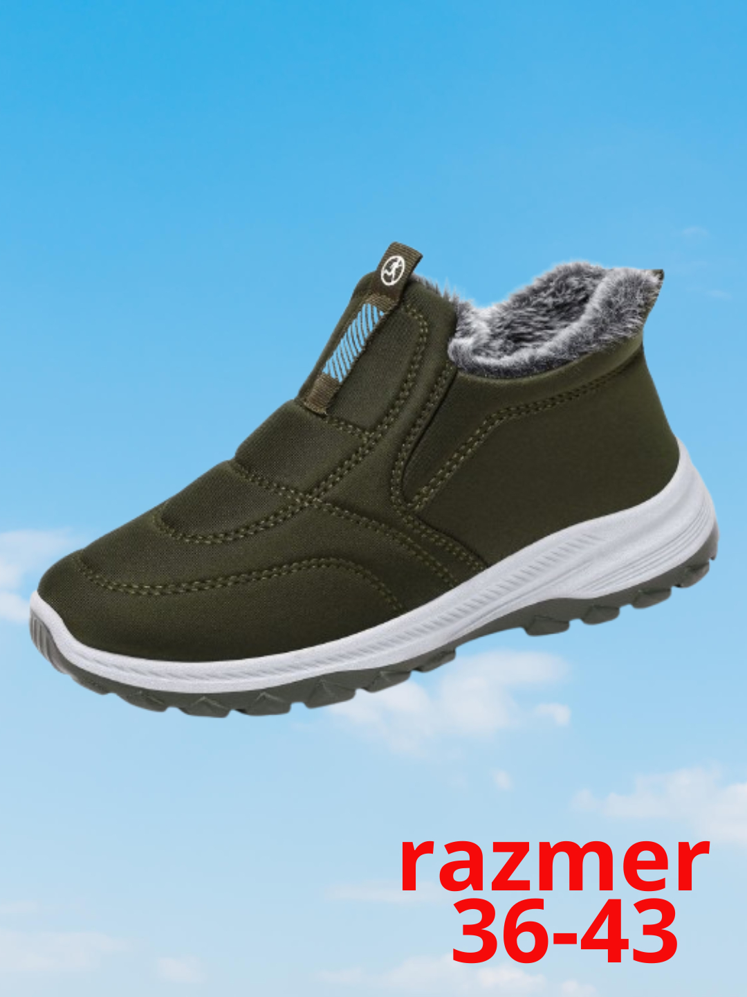 Ayollar va erkaklar uchun qishgi oyoq kiyim.1 ulcham katta oling ...