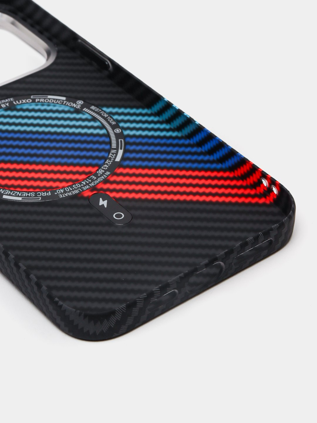 Чехол Magsafe Carbon для iPhone 13, 14 pro, 14 pro max, 15 pro, 15 pro ...