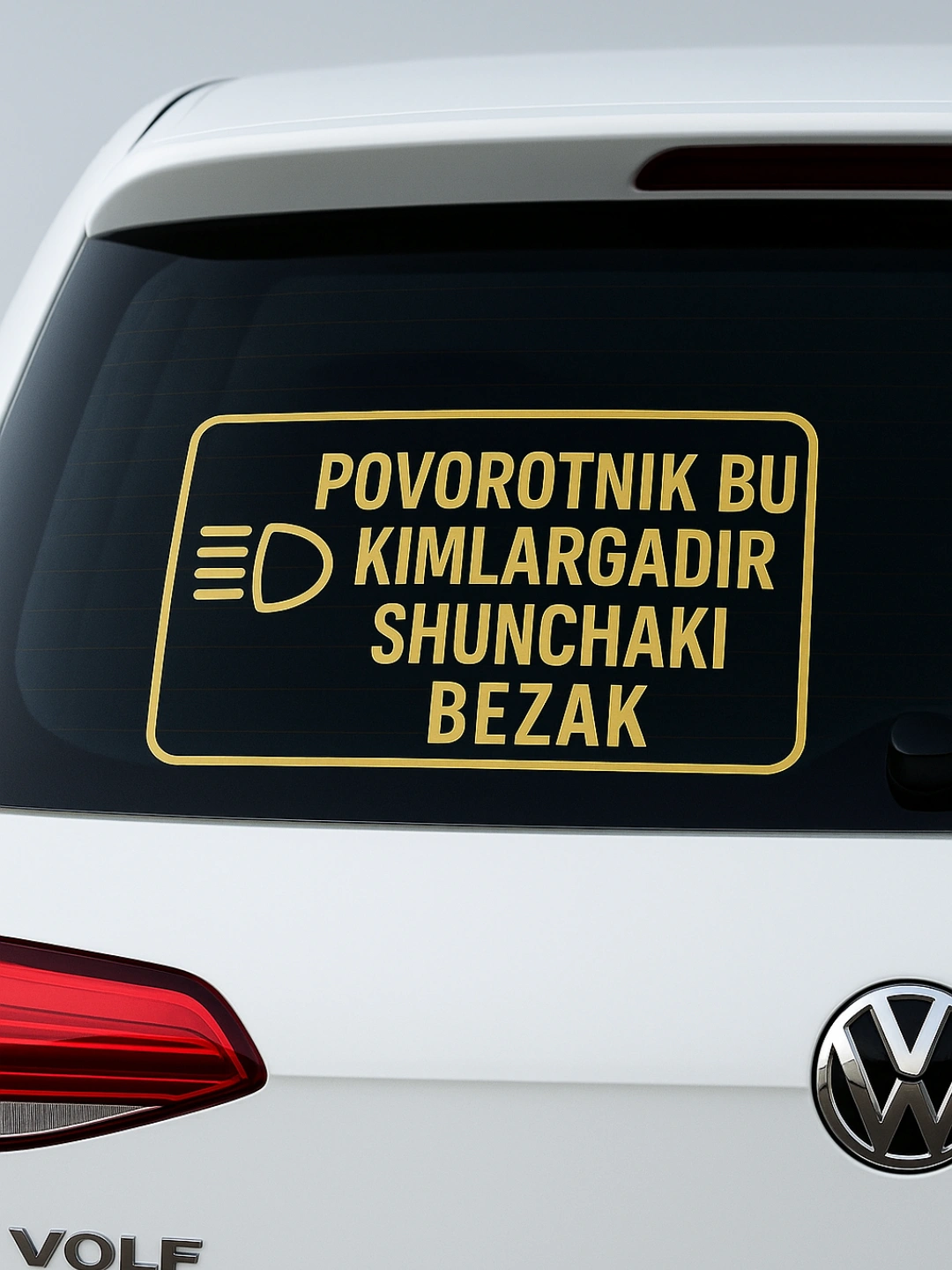 Avtomobil uchun stiker — yozuvlar, belgilar, logotiplar, dekor ...
