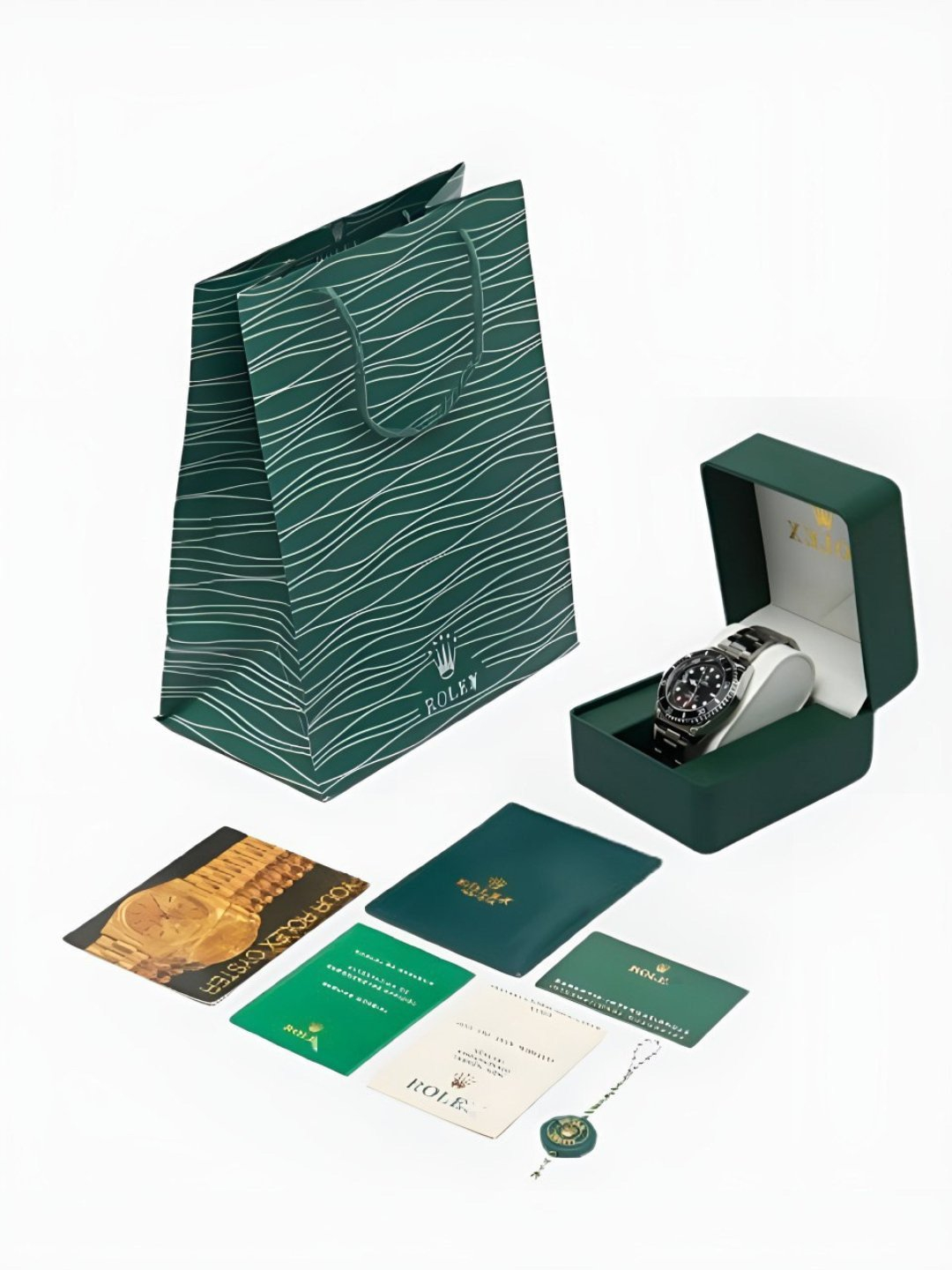 Ayollar va qizlar uchun qo'l soat, quti, hujjati va sovg'a sumkasi ...