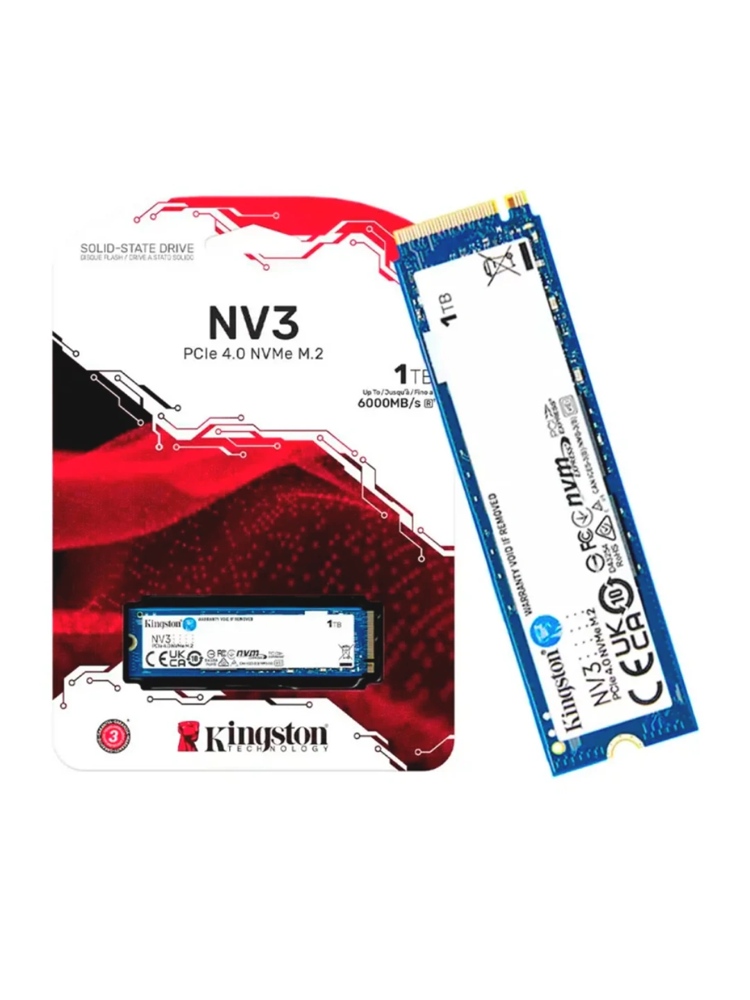 Kingston SSD NV3 PCIe 4.0 NVMe внутренний SSD-диск за 1390000 сум со ...