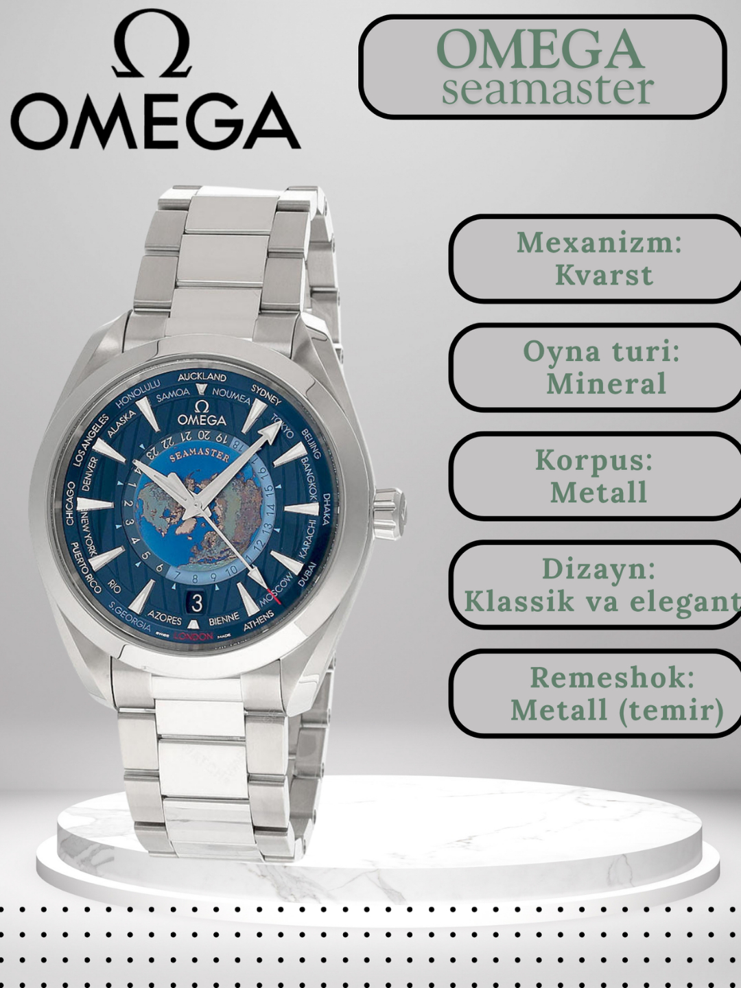 Erkaklar qo'l soati Omega Swatch moonswatch collection, Earth, Jupiter ...