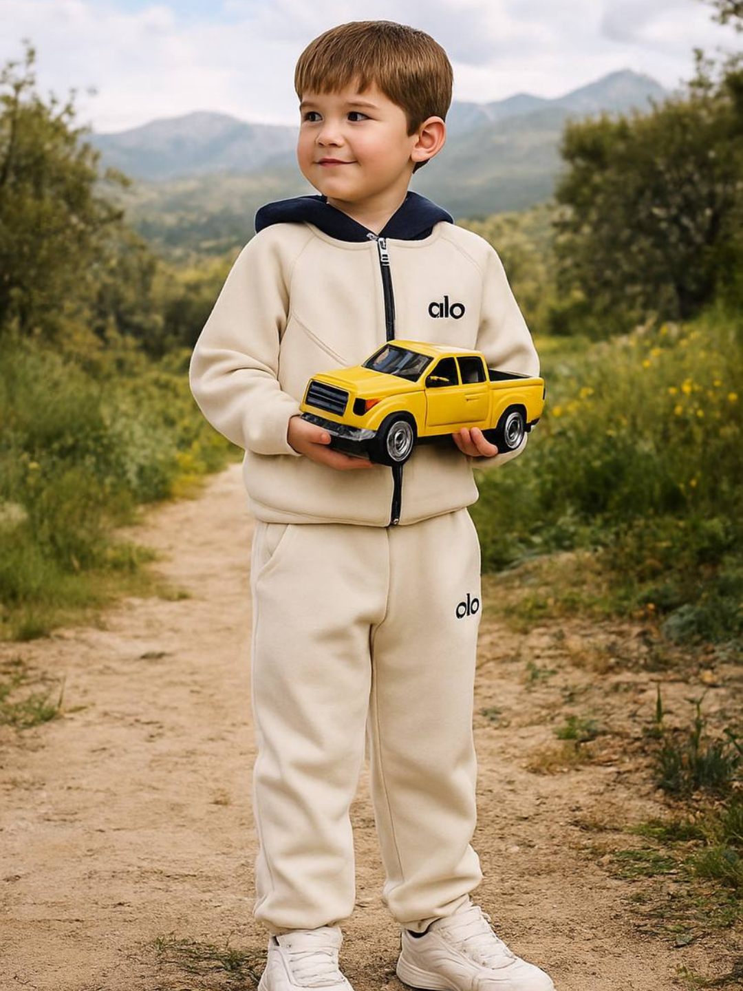 Зимняя теплая спортивная двойка мальчиков ( с мехом). Размер от 2 до 7 ...