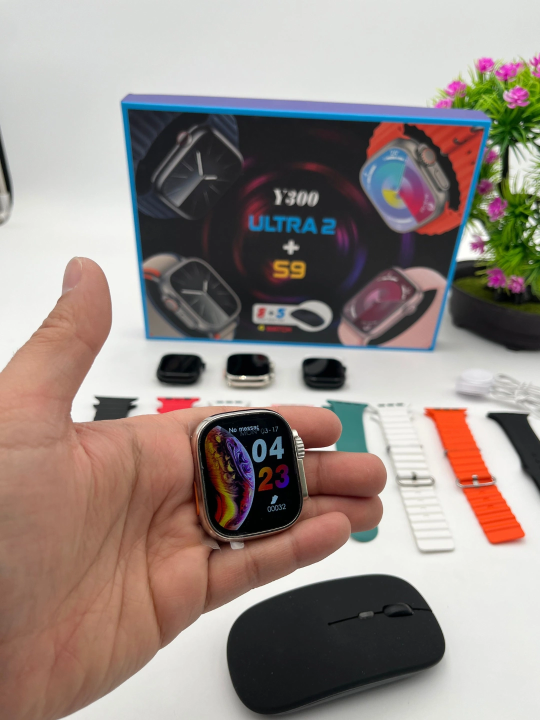 Smart Watch Ultra Va Samrt Watch 10, Pods 2 Quloqchin, 8-10 Tasmalilar ...