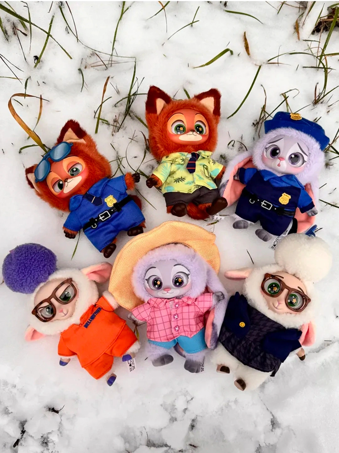 Zveropolis Labubu - Zootopia yumshoq o‘yinchoq brelok, yangi yil sovg ...