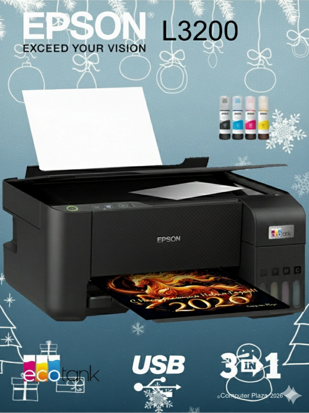 Epson L3200 цветной принтер, сканер за 2099000 сум со скидкой 34%. Uzum ...