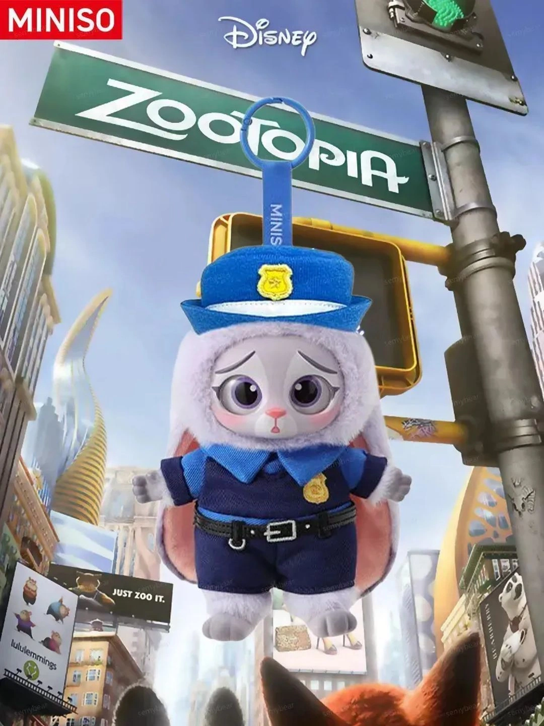 Zootopia, Zveropolis syurpriz o‘yinchog‘i tasodifiy dizayndagi yumshoq ...