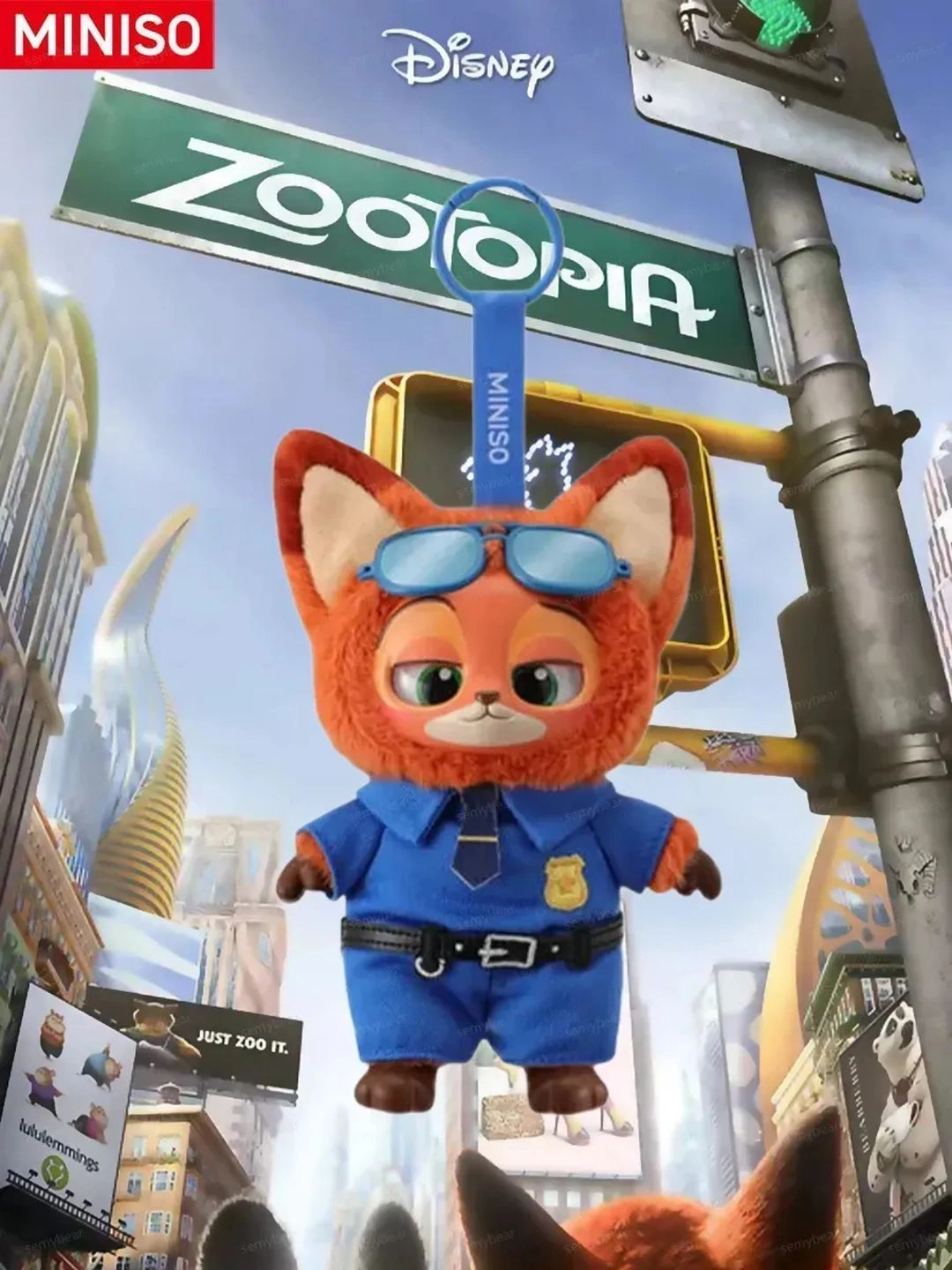 Zootopia, Zveropolis syurpriz o‘yinchog‘i tasodifiy dizayndagi yumshoq ...