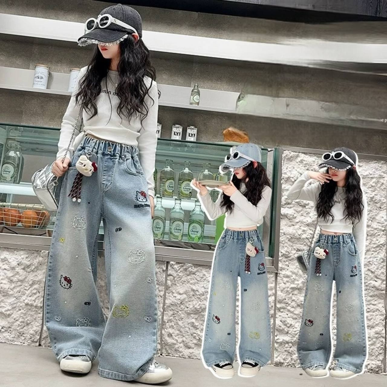 Qizlar uchun jinsi 210000 so'mga 45% chegirma bilan. Uzum Market