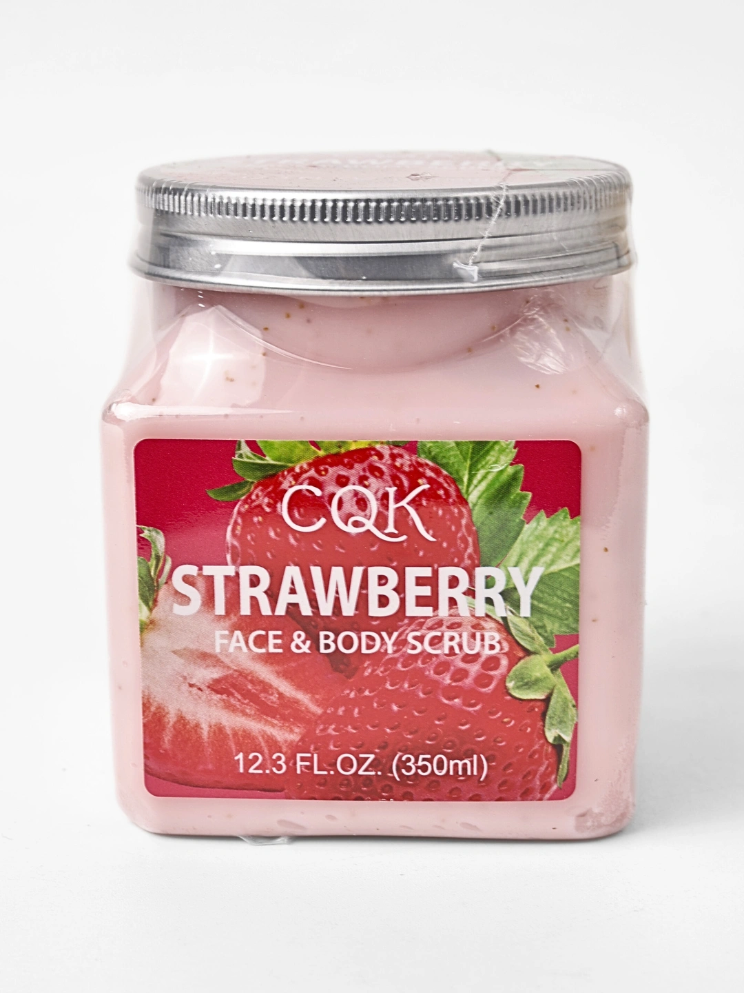 Yuz va tana uchun Sherbet Body Scrub malina va qulupnay ekstrakti bilan ...