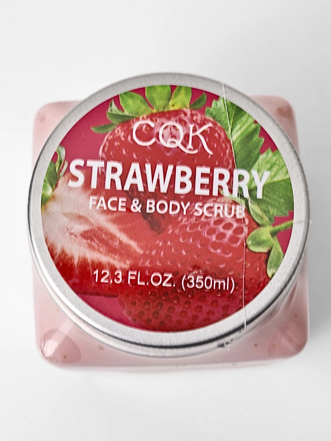 Yuz va tana uchun Sherbet Body Scrub malina va qulupnay ekstrakti bilan ...