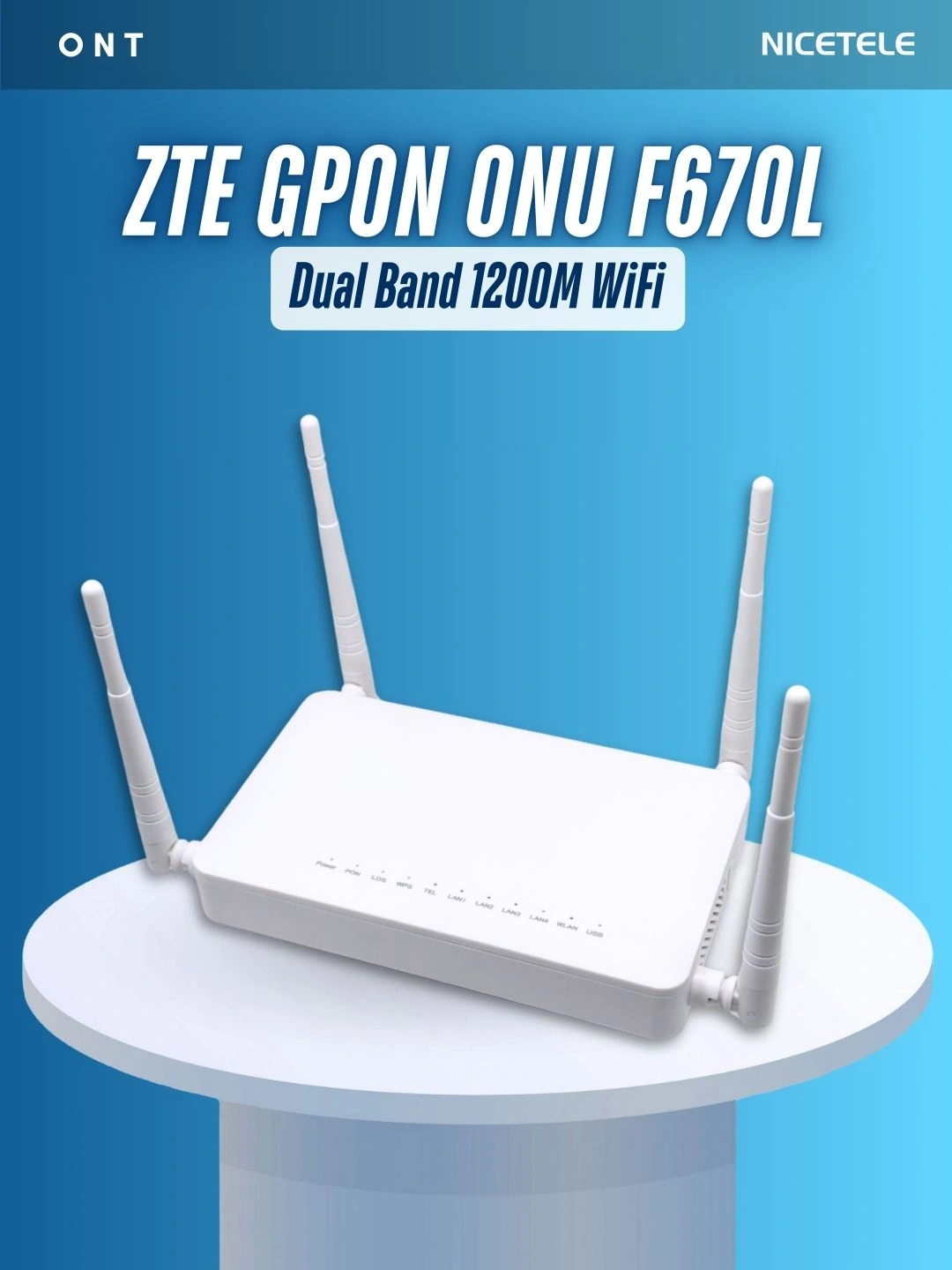 Роутер ZTE F670L GPON ONT, PLDT, гарантия полгода, 5G, двухдиапазонный ...